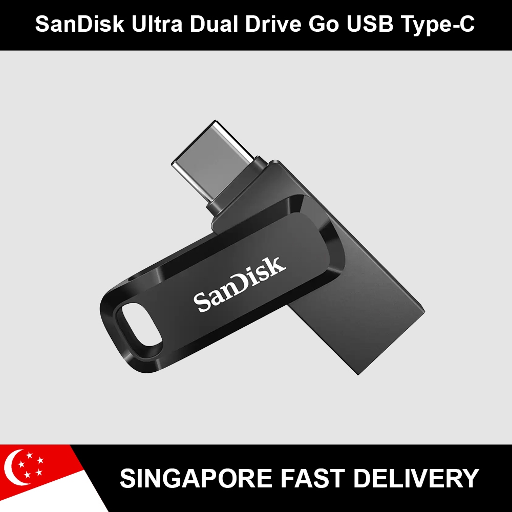 SanDisk Ultra Dual Drive Go USB 3.1 Type C Thumb Drive Flash Drive ...