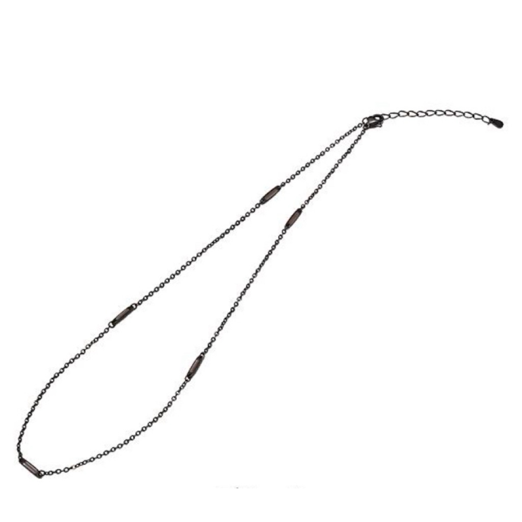 phiten Titanium Chain Necklace Station black | Shopee Singapore