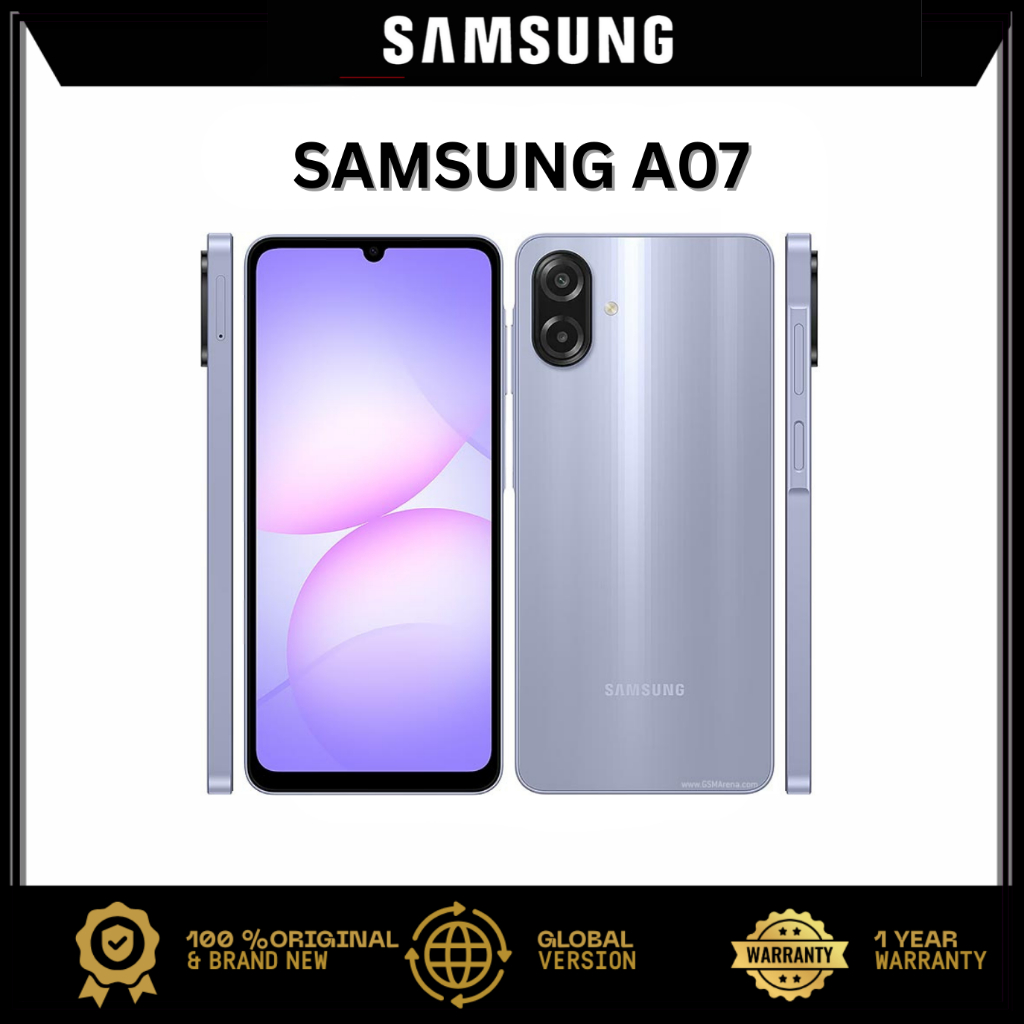 Samsung Galaxy A07 LTE (4/128GB) A17 5G (8/256GB) 1 Year Local Seller ...