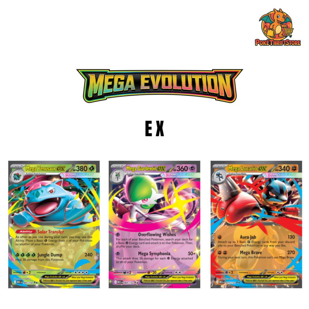 Pokemon Mega Evolution Ex Singles | Shopee Singapore