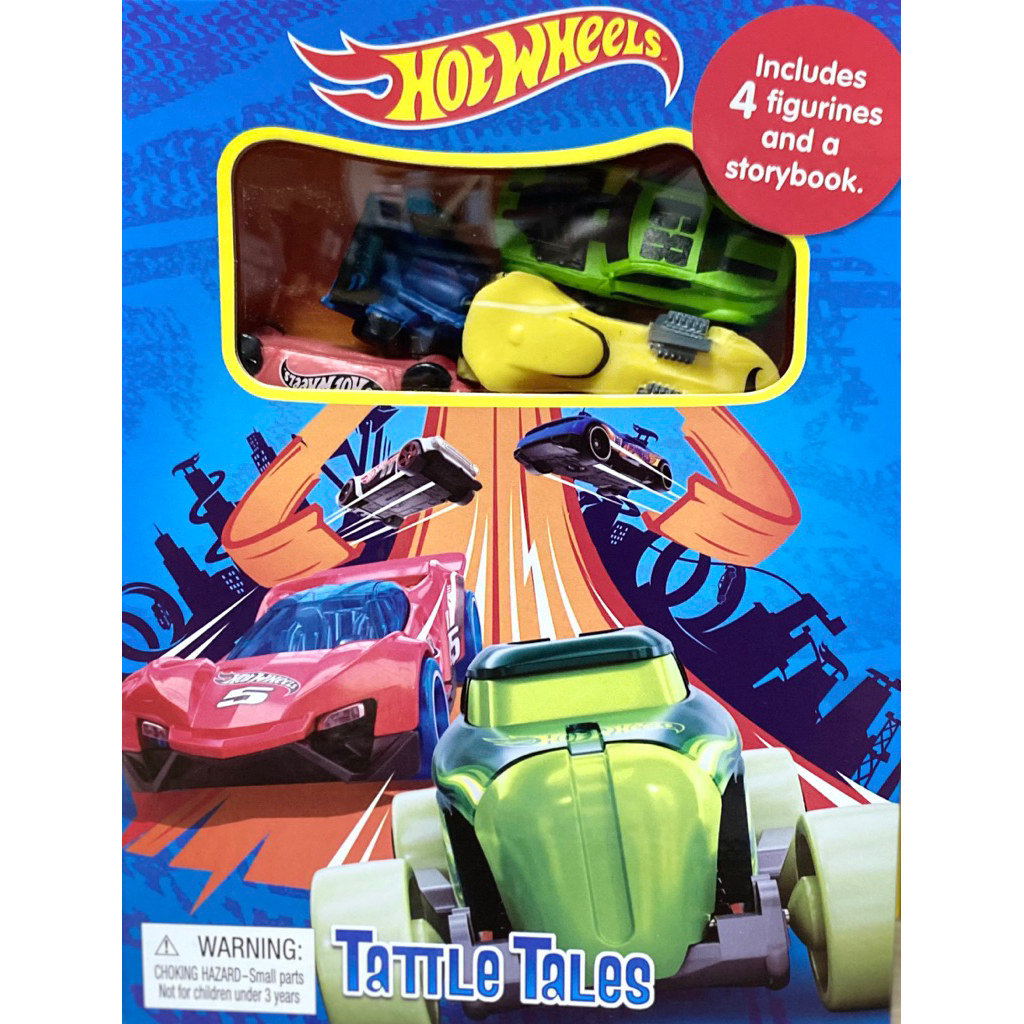 [SG Stock] HotWheels Tattle Tales - Storybook + 4 Figurines | Shopee ...