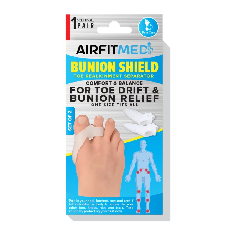 AF MEDI Footcare Toe Realignment & Separator Bunion Shield - Set Of 2 ...