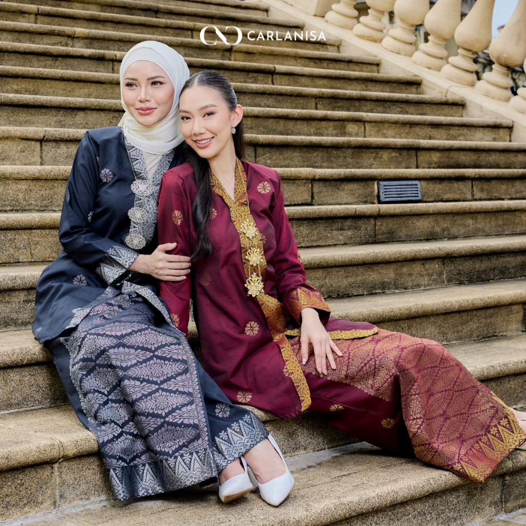 CARLANISA Seroja Kebaya Moden Songket Dresses High Quality Ready Stock ...
