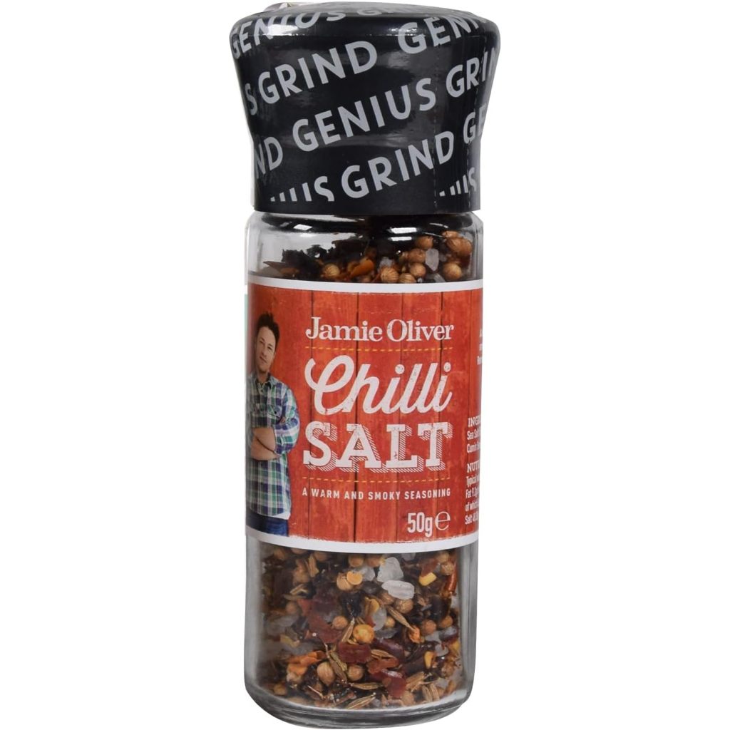 Jamie Oliver Chilli Salt, Grind Mill, 50g | Shopee Singapore