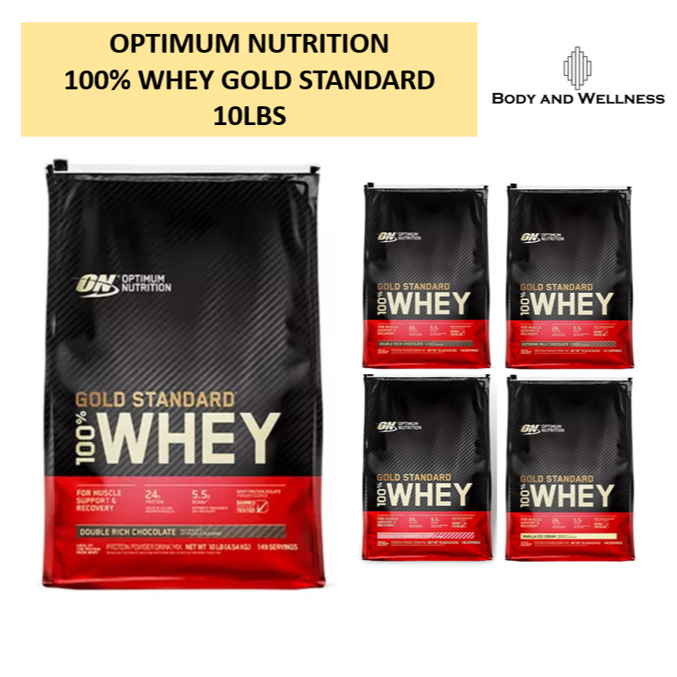 Optimum Nutrition Whey Gold Standard 10lbs | Shopee Singapore