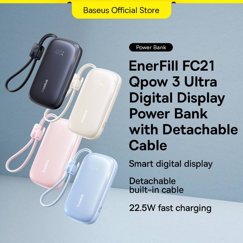 [NEW] Baseus EnerFill FC21 Qpow 3 Ultra Digital Display Power Bank with ...