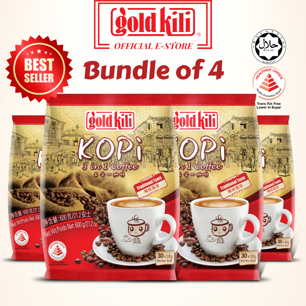 [Gold Kili] 3-in-1 Traditional Kopi Instant Coffee (Bundle) | Shopee ...
