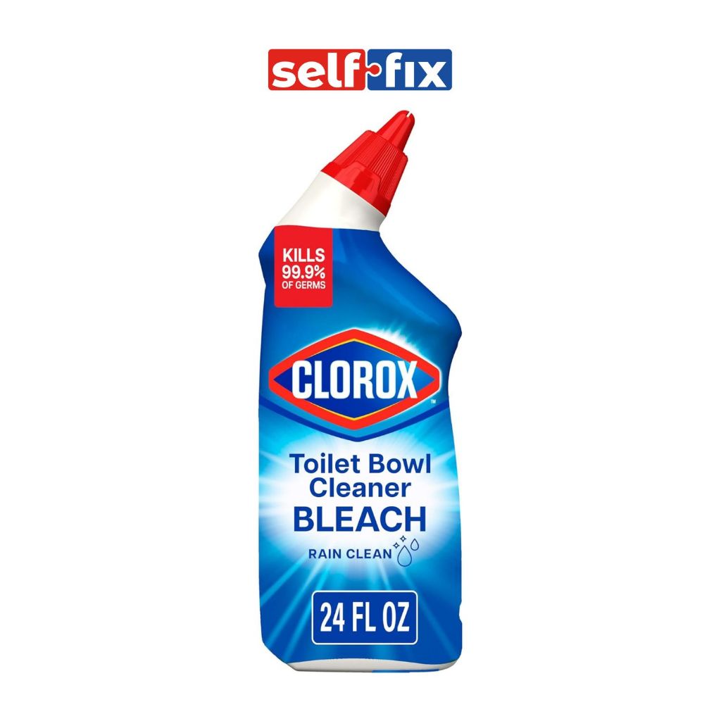 Clorox Toilet Bowl Cleaner with Bleach (Rain Clean)(24oz/710ml ...