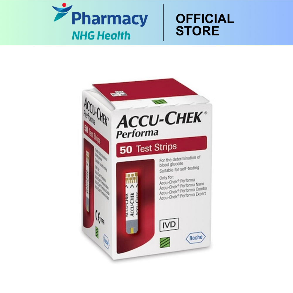 Accu-Chek Performa Test Strips 50s | Shopee Singapore