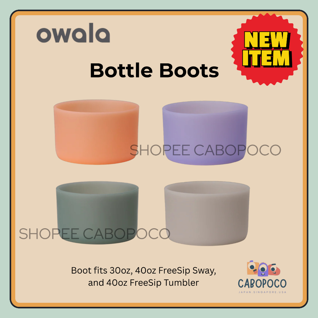 Owala Boot for FreeSip Tumbler and Sway, 30oz and 40oz, Silicone Bottle ...