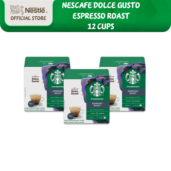 [Carton] STARBUCKS® Espresso Roast by NESCAFÉ Dolce Gusto® coffee ...