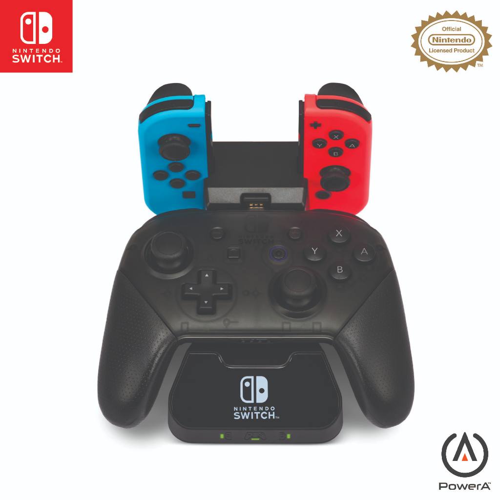 PowerA Controller Charging Base for Nintendo Switch & OLED/Lite ...
