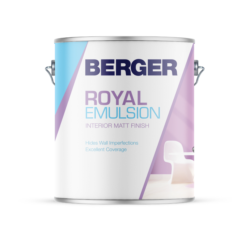Berger Royal Emulsion Interior MATT Finish Paint (White only) 7L/20L ...