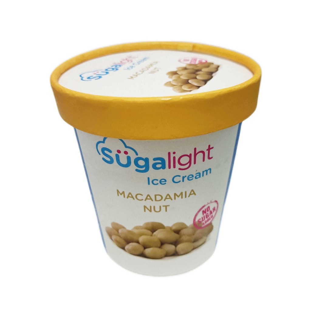Sugalight Macadamia Nut Ice Cream 473ml | Halal | No Sugar Added ...