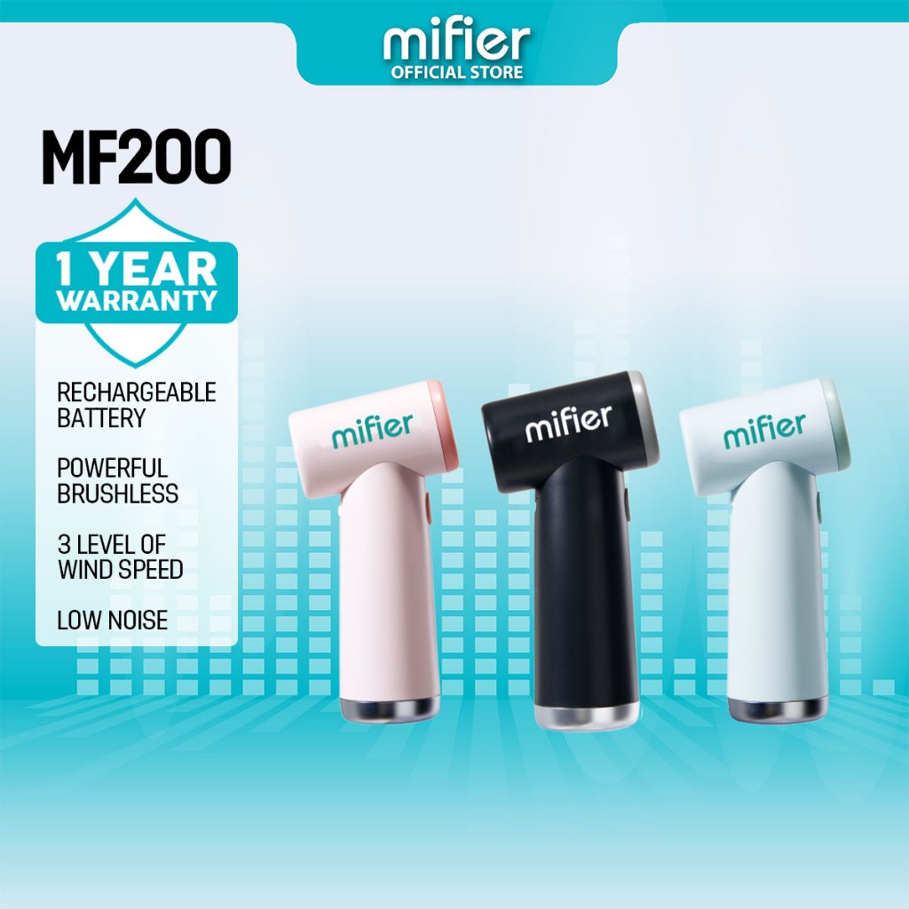 Mifier MF200 Turbo Mini Jet Fan Handheld Fan Portable Bladeless Mini ...