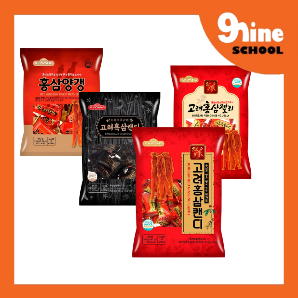 [Ilkwang] Korean Ginseng & Red Bean Confectionery Collection | Candy ...