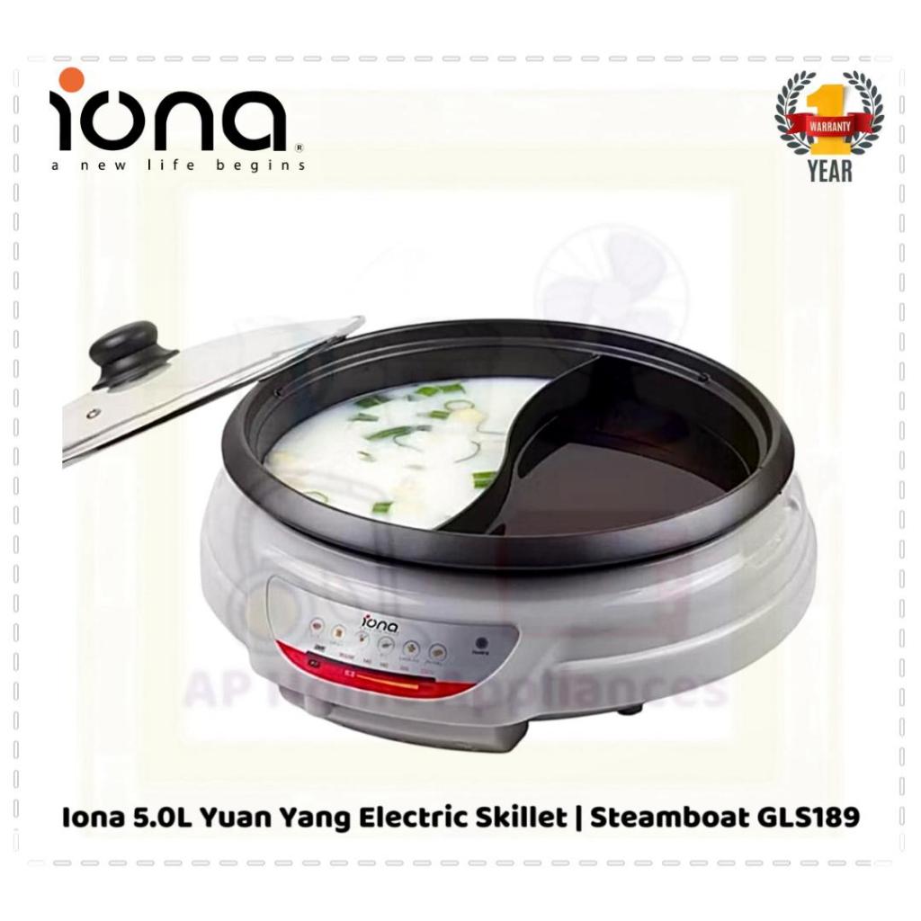 Iona 5L Multi Purpose Yuan Yang Pot Electric Steamboat | Skillet ...