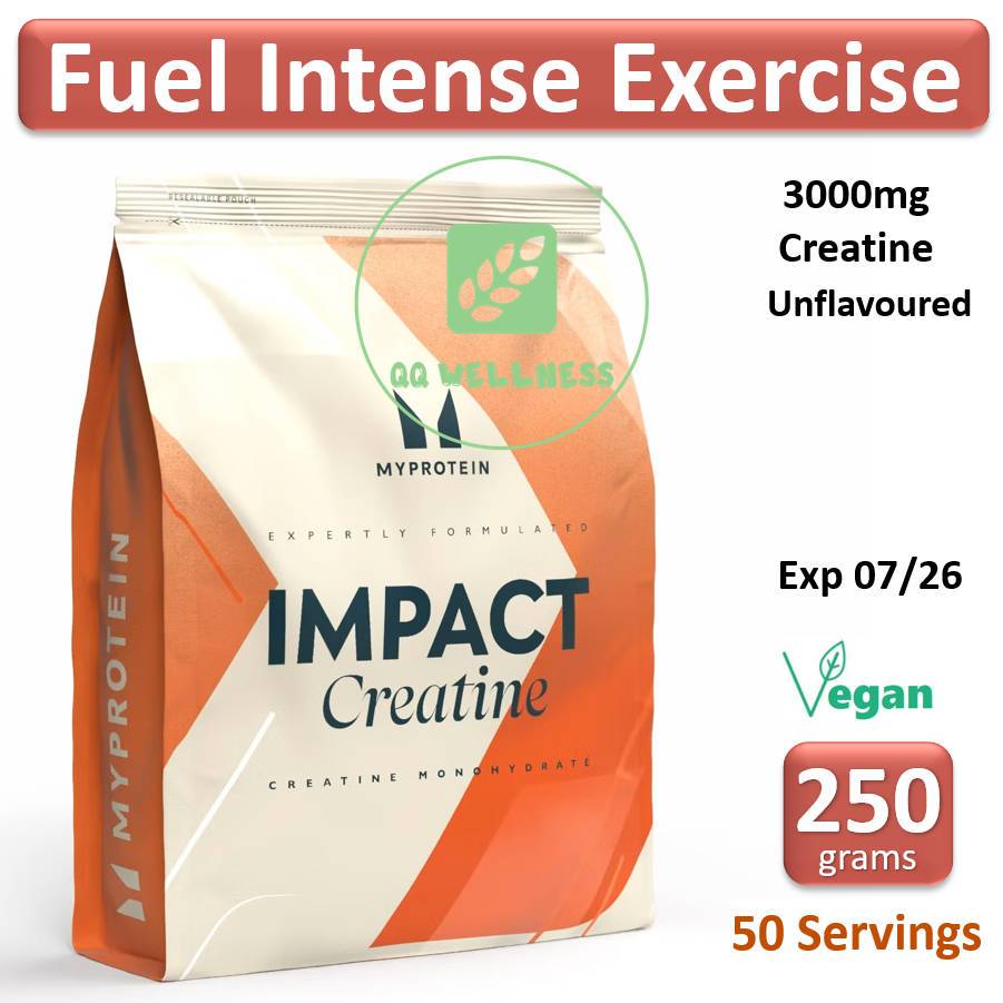 Myprotein Impact Creatine Powder Unflavored 250 grams /Creatine ...