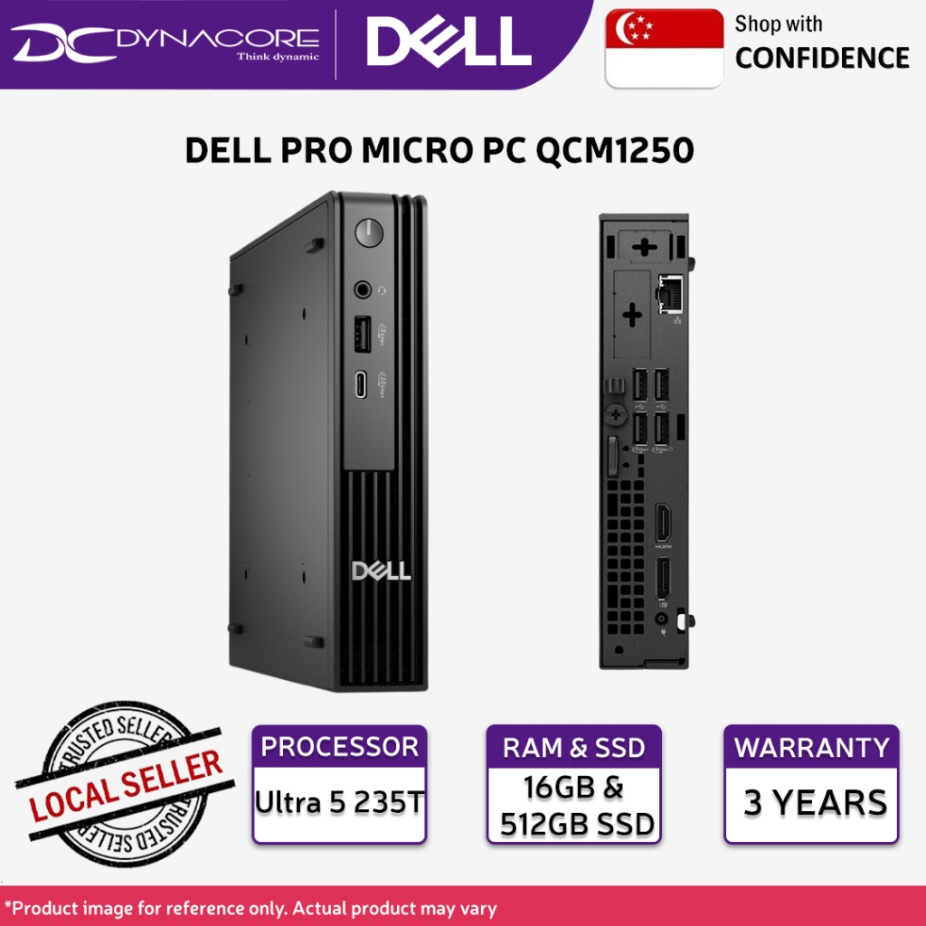 DELL PRO MICRO PC QCM1250 (New 15th Gen Intel Core Ultra 5 235T | Intel ...