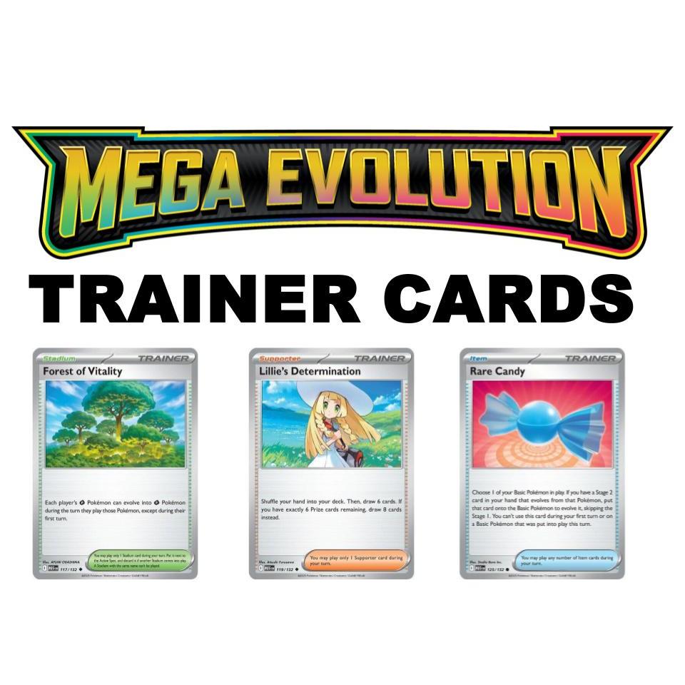 Pokemon TCG Mega Evolution - Trainer cards | Shopee Singapore