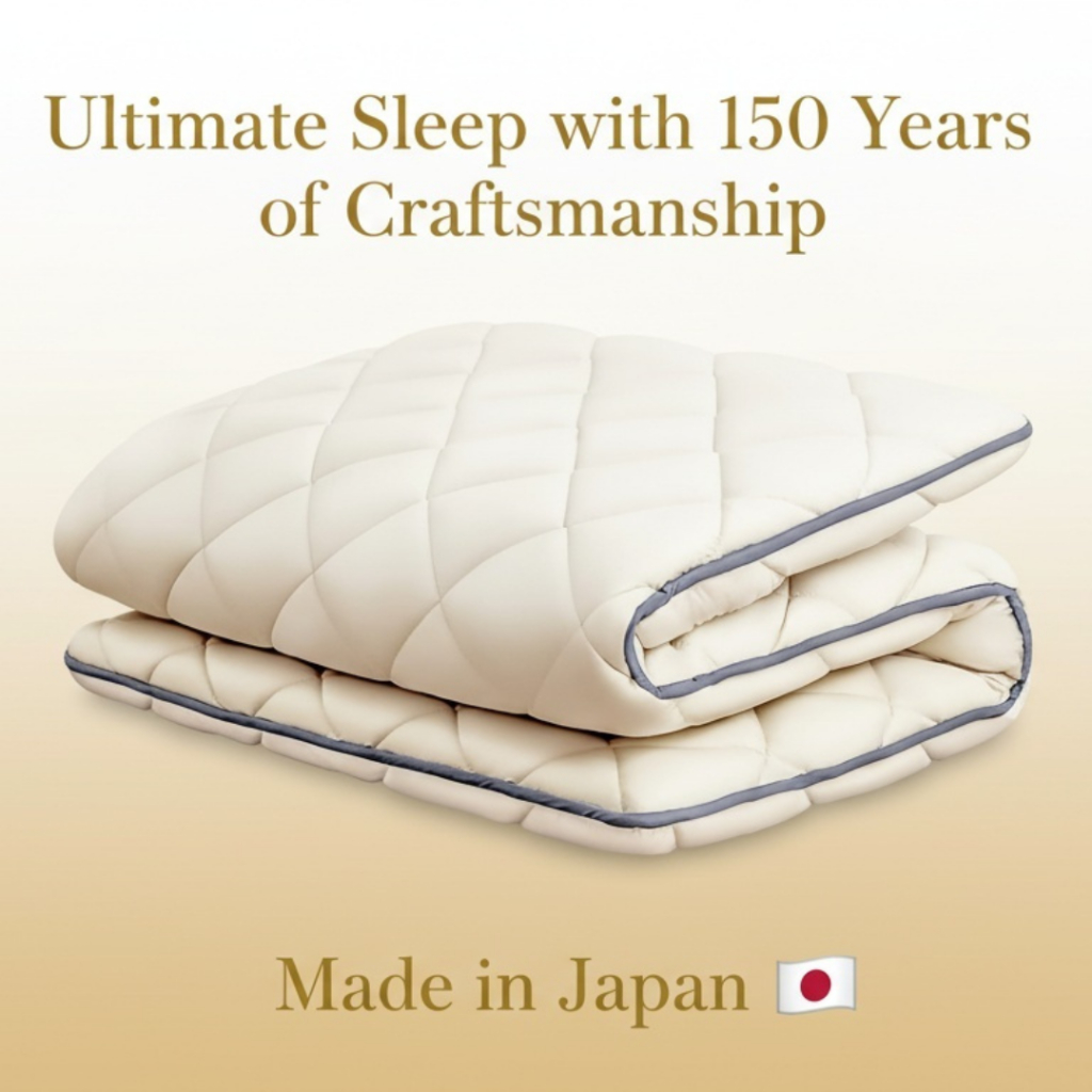 Himari Futon Mattress Japanese Made 3-Layer Pressure Relief High ...