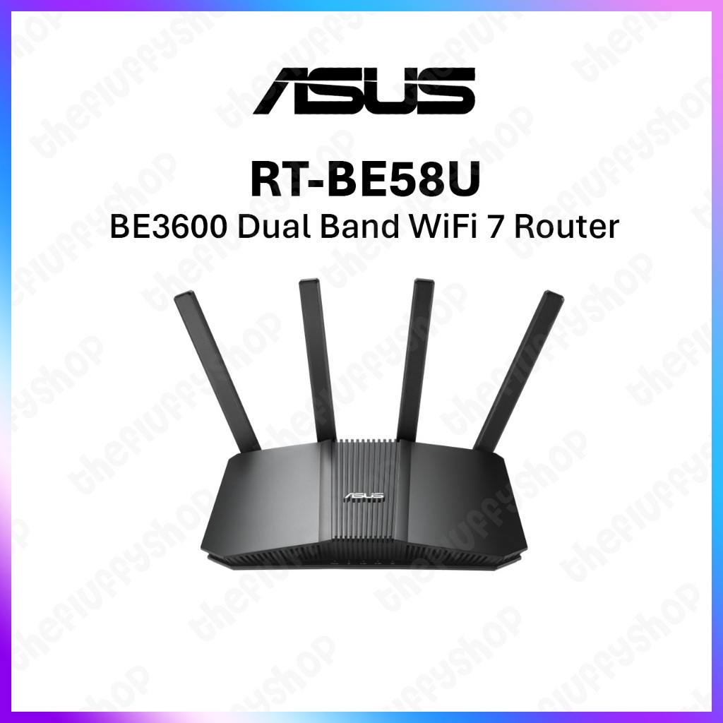【SG SELLER】ASUS RT-BE58U Dual Band BE3600 WiFi 7 AiMesh Extendable ...