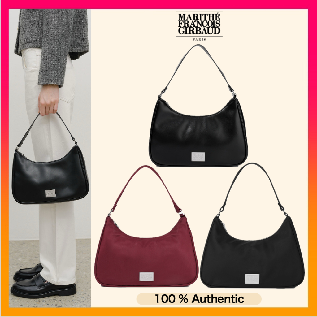 MARITHE FRANCOIS GIRBAUD Classic Logo Hobo Bag - 3 Type (2025 New ...