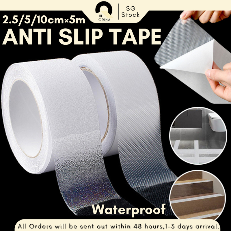 [SG] Anti Slip Tape PEVA Tape Anti Slip Sticker Strip 2.5/5/10CM ...