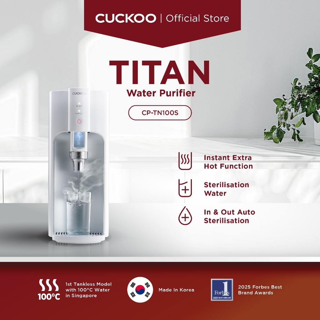 CUCKOO Titan Water Purifier | Instant 100ºC hot water | Auto ...