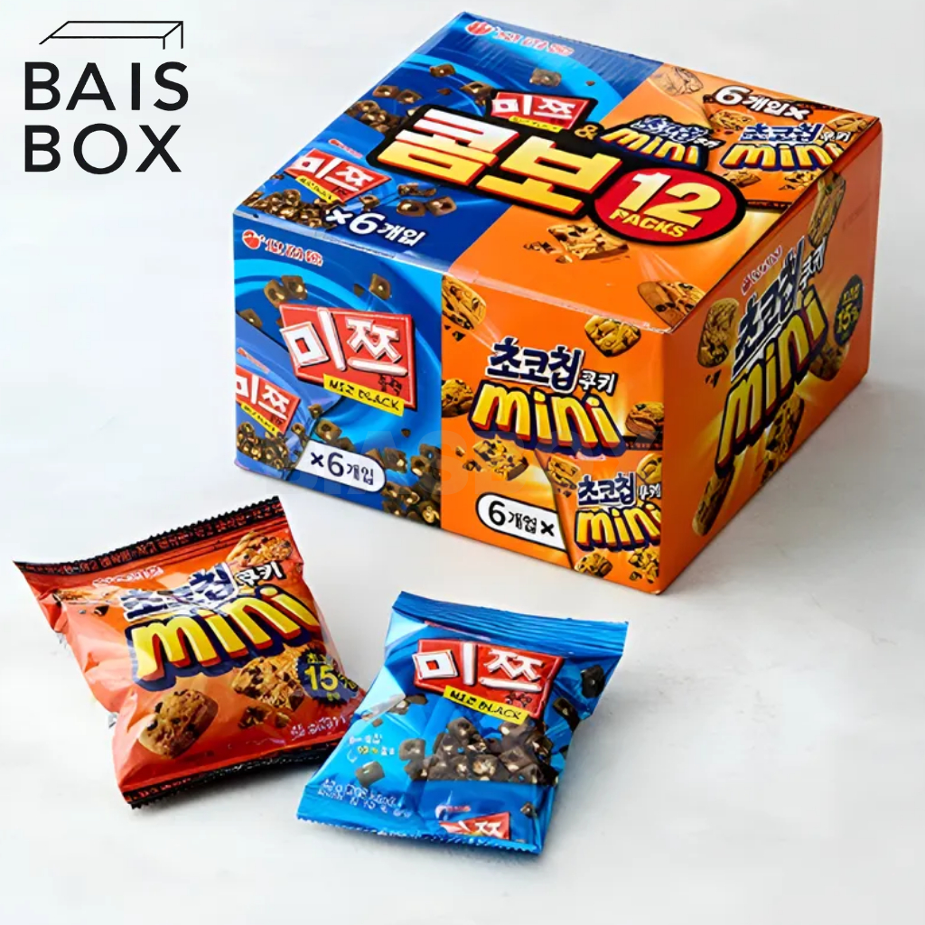 [Orion] MIZ & Choco Chip Cookie Mini Combo Pack – Korean Snack | Shopee ...