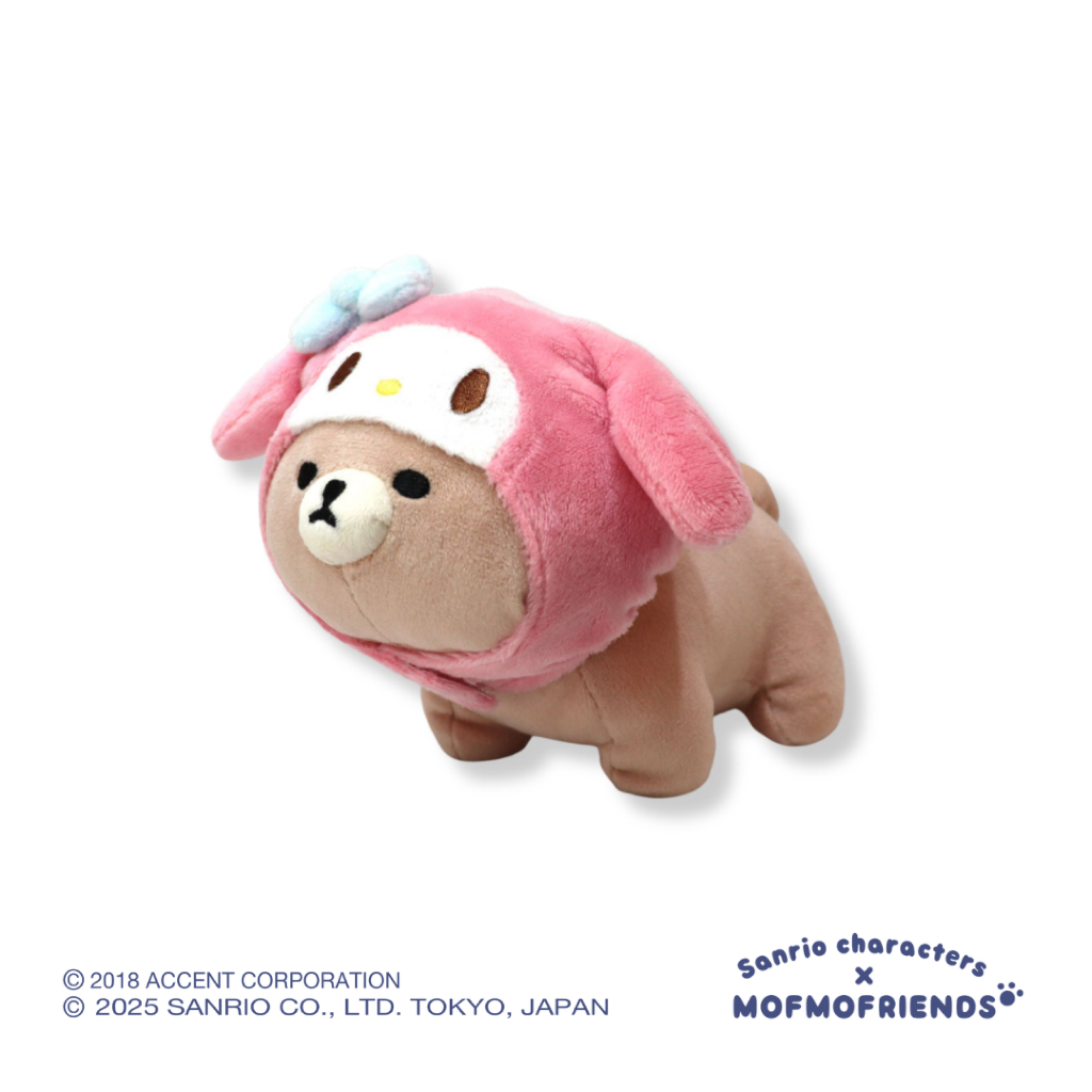 [Sanrio X MofmoFriends] My Melody Bear Plush | Shopee Singapore