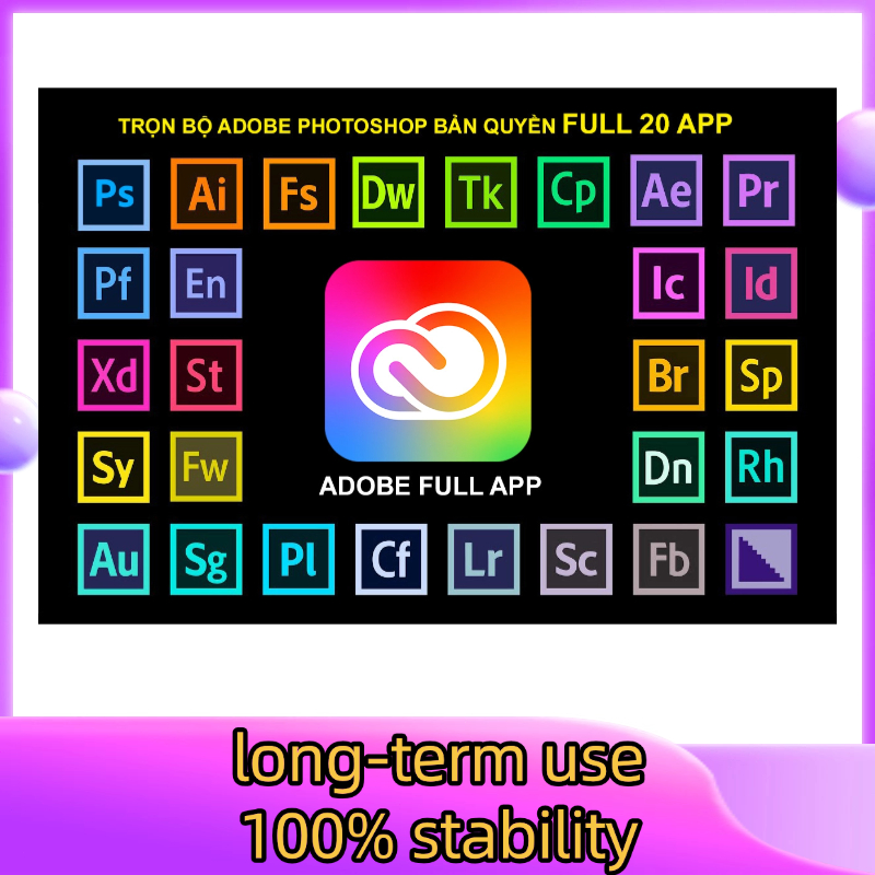 Adobe Creative Cloud All Apps | Activate Subscription to Ship | 100 GB ...