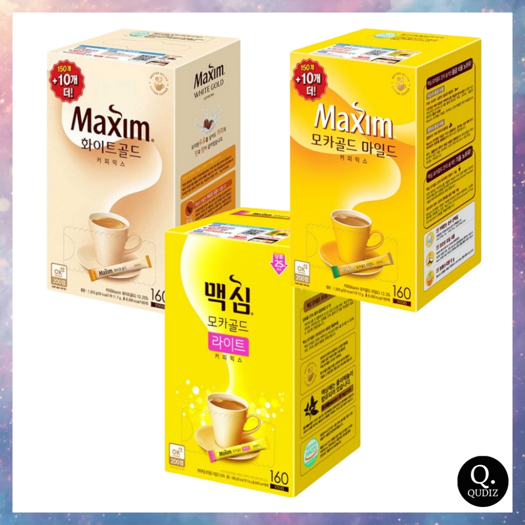 Maxim Mocha Gold / White Gold / Mocha Gold Light Coffee Mix 160T ...