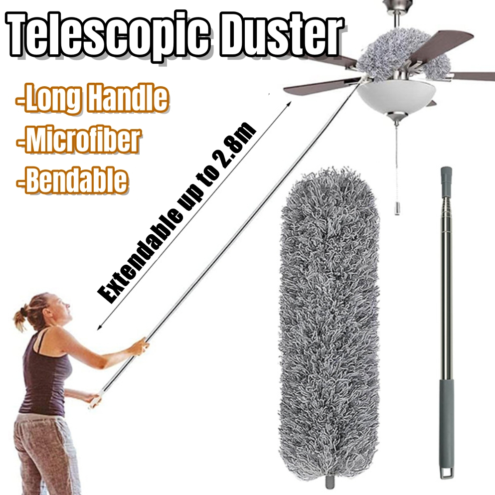 SG Extendable Telescopic Duster 280cm | Long Reach Dust Cleaner for ...