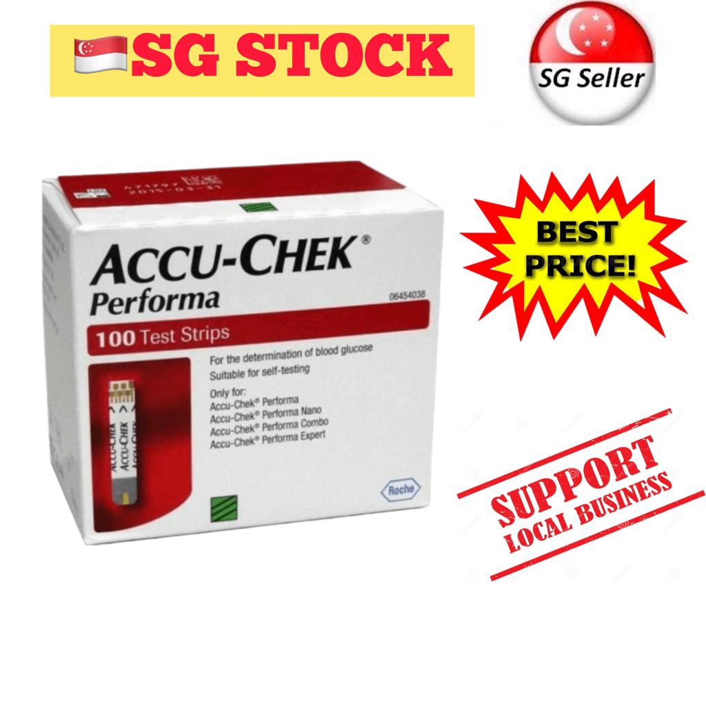 [🇸🇬 Stock|Performa 100s ACCU Check Performa 100s Test Strips Expiry ...