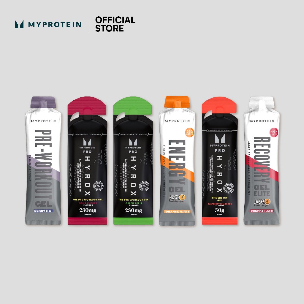 Mix & Match MyProtein Energy/ Pre-Workout/ Recovery Gel (HYROX Edition ...