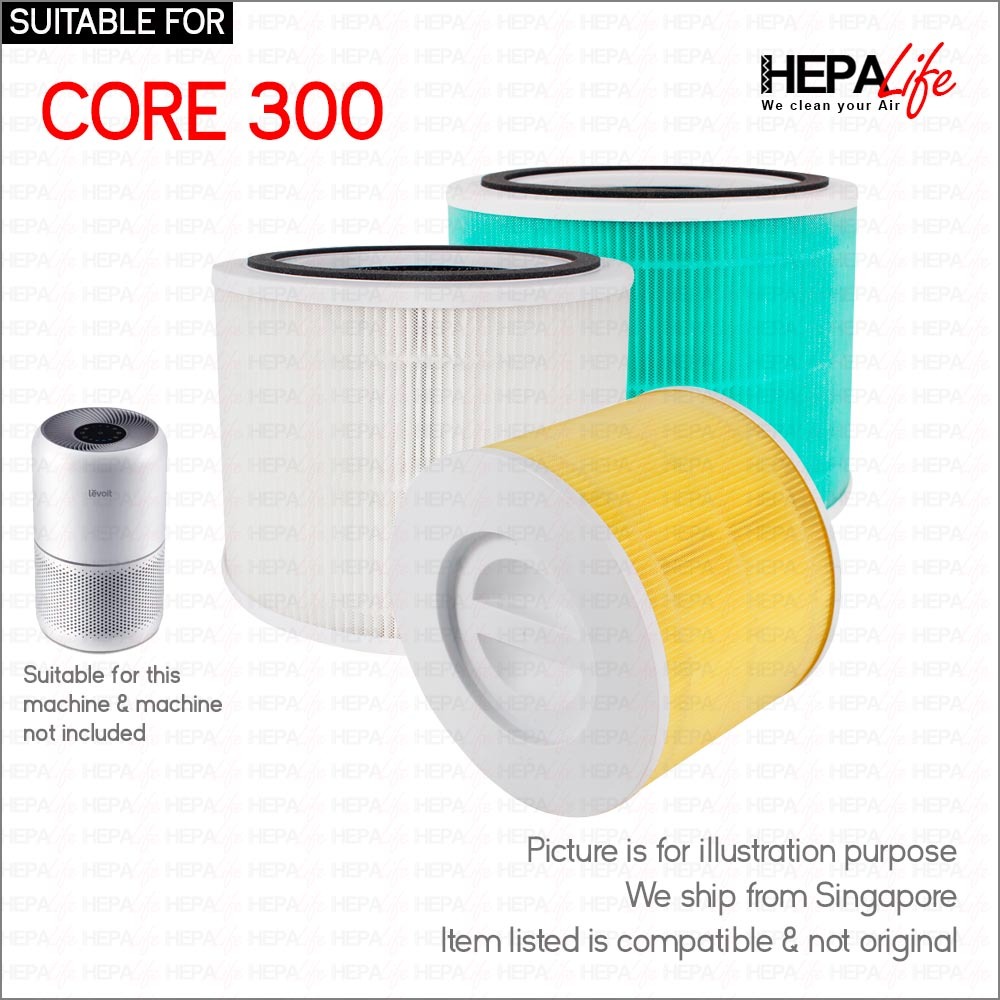 Levoit CORE 300 & 300S Compatible Hepa Filter - Hepalife | Shopee Singapore