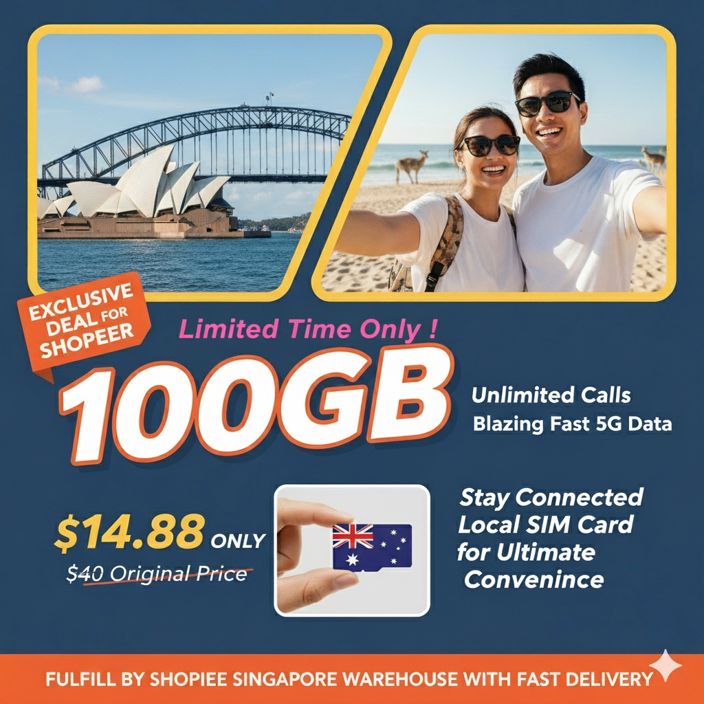 BEST Australia SIM Card in Original Package 5G/4G Local Australian ...