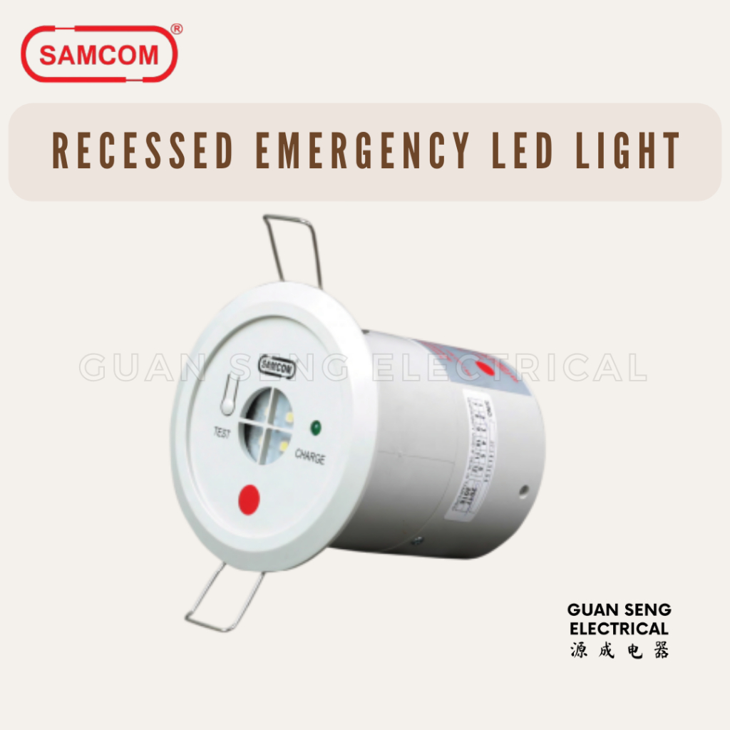 Samcom Electronics Emergency Light Recessed Led Down Light EHL 101-LED ...