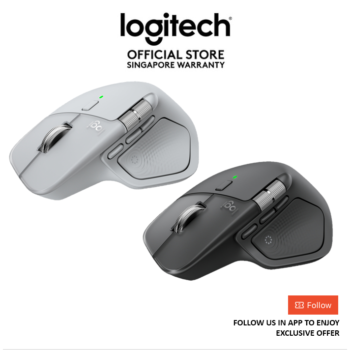 Logitech MX Master 4, Ergonomic Wireless Mouse with Advanced ...