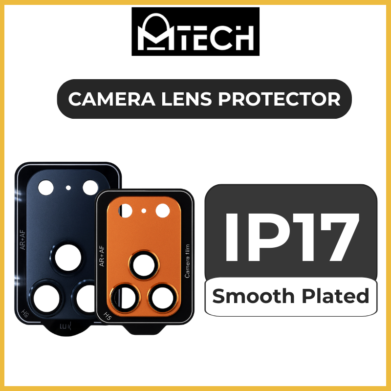 MTech For iPhone Camera Lens Protector 17 Pro Max Air Smooth Metal ...