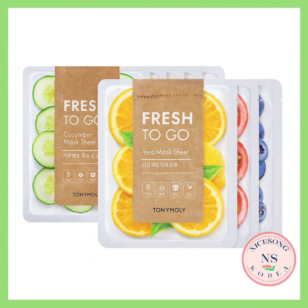 [TONYMOLY]Fresh To Go Mask Sheet (1Sheet) Aloe/Pineapple/Tomato ...