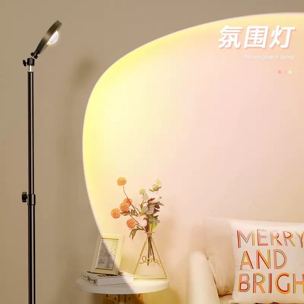 SG📍stock Sunset desk Floor lamp Italian Rainbow Projector Lingting For ...