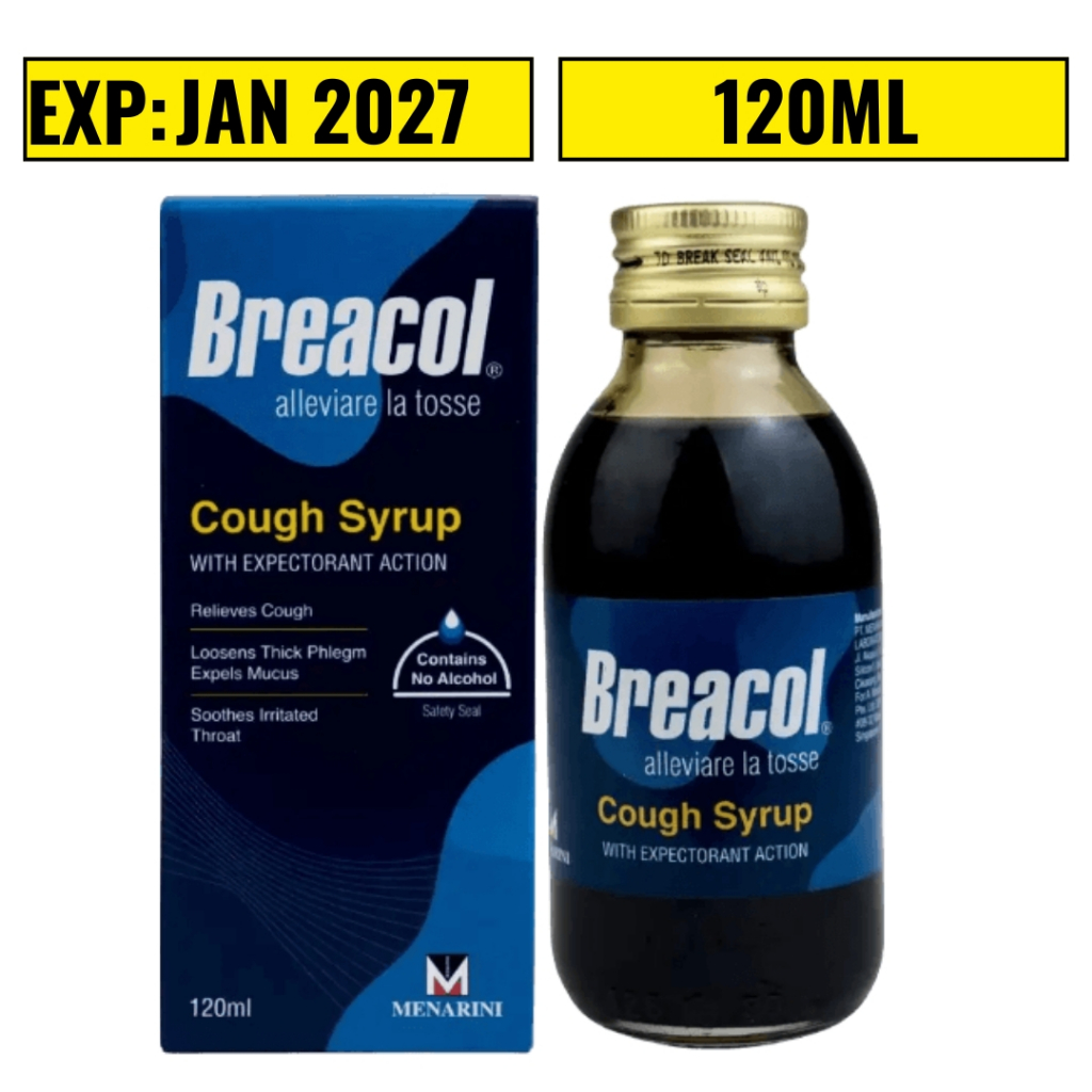 Breacol Cough Syrup 120ml – Fast Relief for Wet Coughs & Chest ...