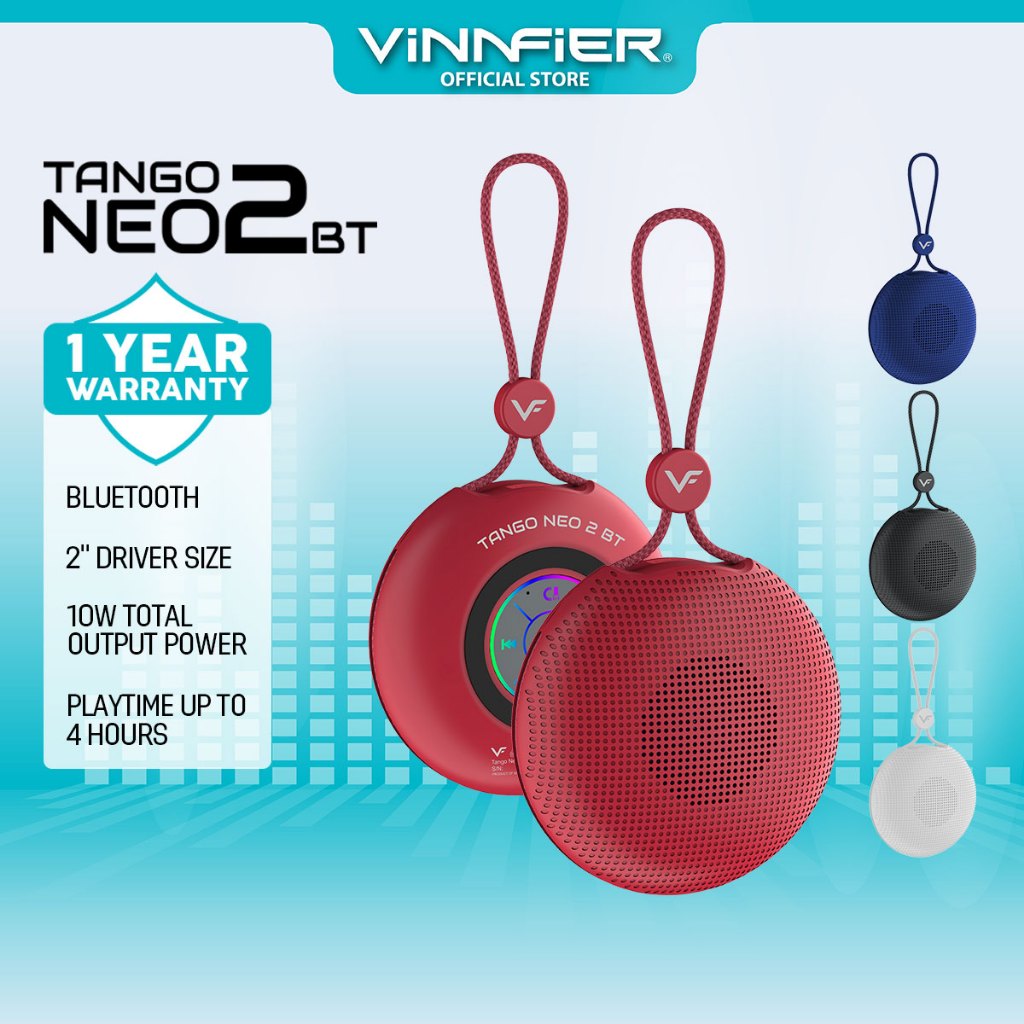 Vinnfier Tango Neo 2 Bluetooth Portable Speaker with Built in ...
