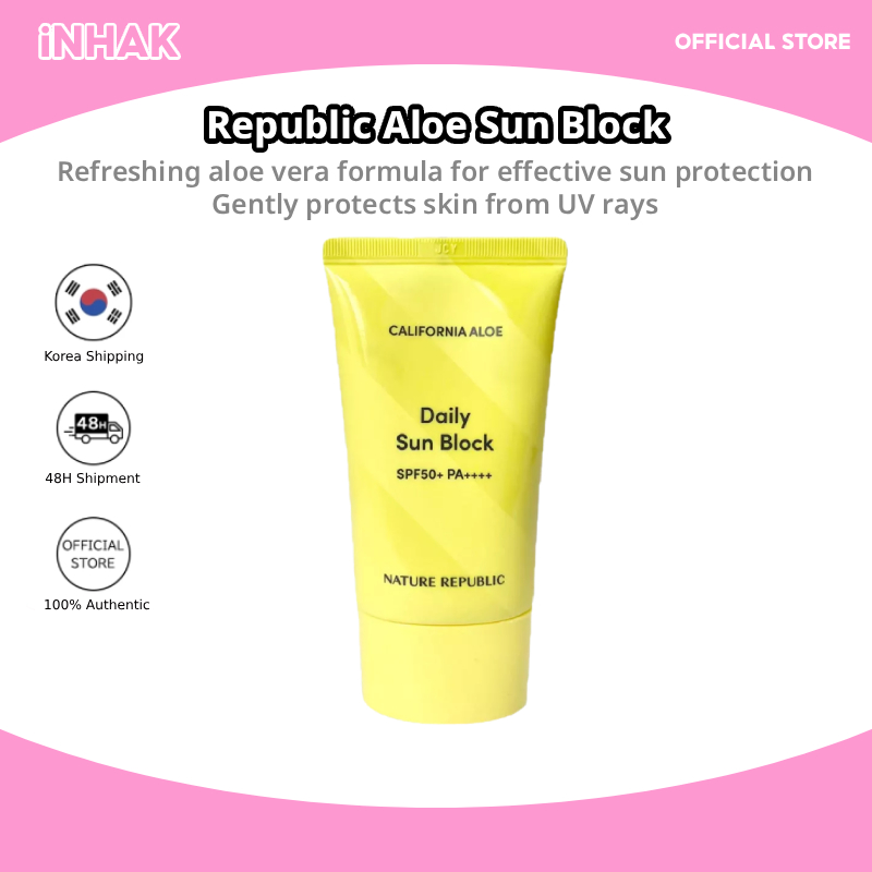 [NATURE REPUBLIC] California Aloe Daily Sun Block 57ml (SPF50+/PA ...
