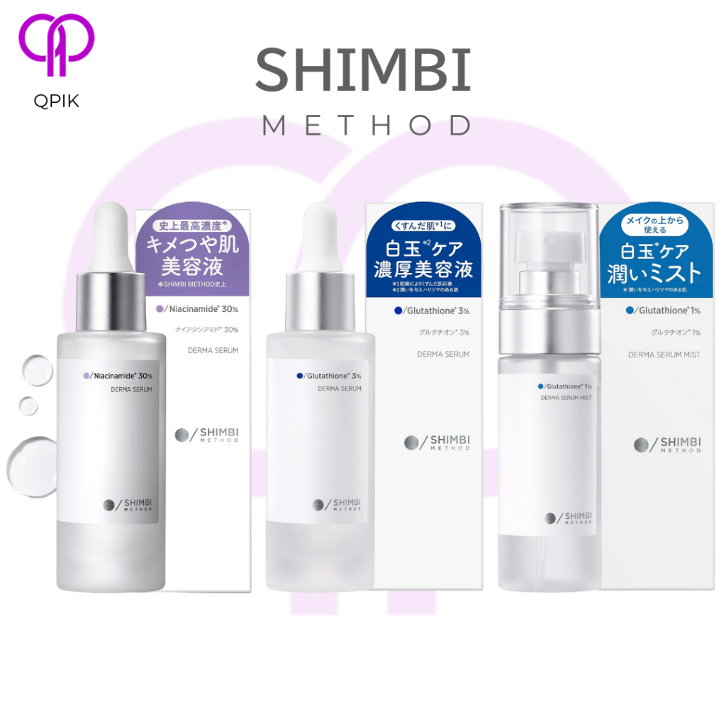 SHIMBI METHOD Niacinamide Serum 30% / Glutathione Serum 3% / Glutathione Mist 1% | Ship from ...