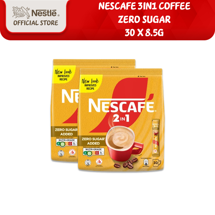 [Bundle of 2] NESCAFE 2in1 - Zero Sugar (30 x 8.5g) | Shopee Singapore
