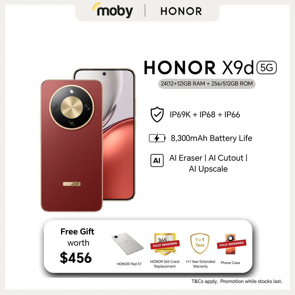 HONOR X9d 5G Smartphone 24(12+12)GB+256/512GB 108MP | 1+1 Year Official SG Warranty | Shopee ...