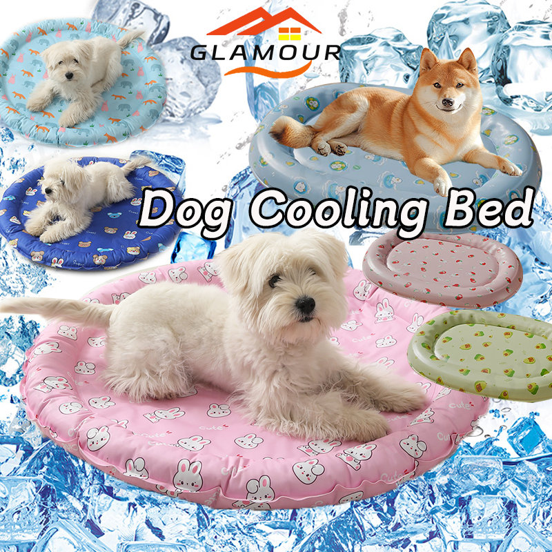 [SG] Dog Cooling Bed Pet Cooling Mat Waterproof Mat Non-Slip Pet Self ...